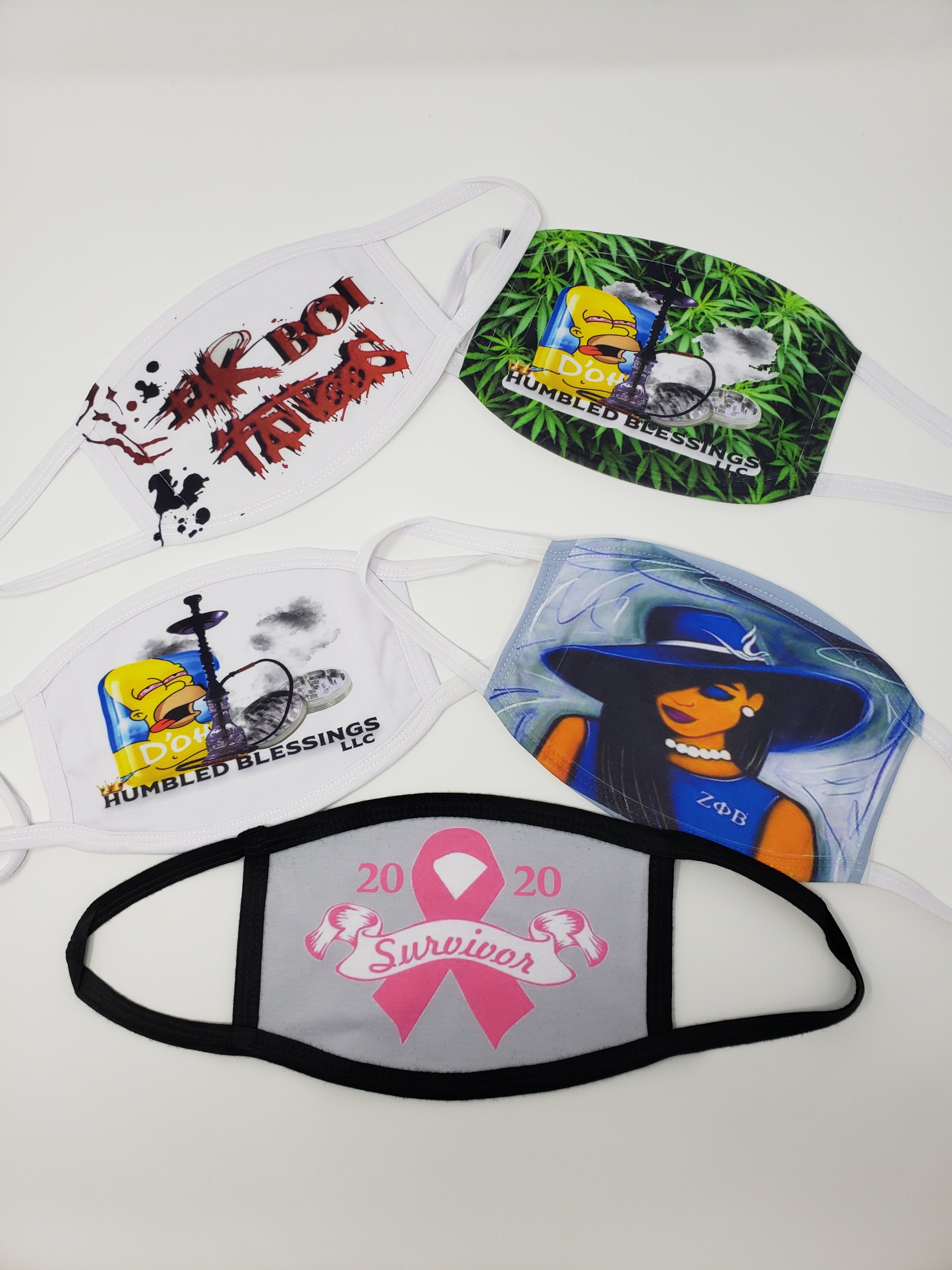 Custom face masks – Hallwayz Designs